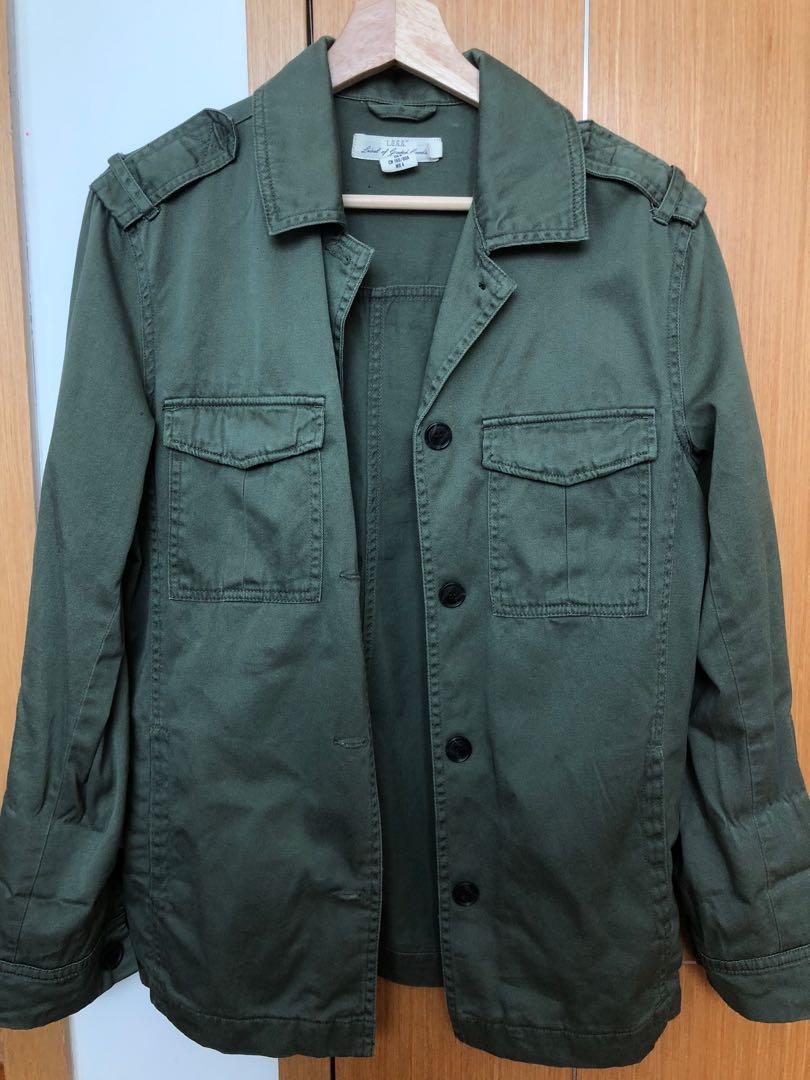 H&M military jacket, Women's Fashion, Coats, Jackets and Outerwear on ...