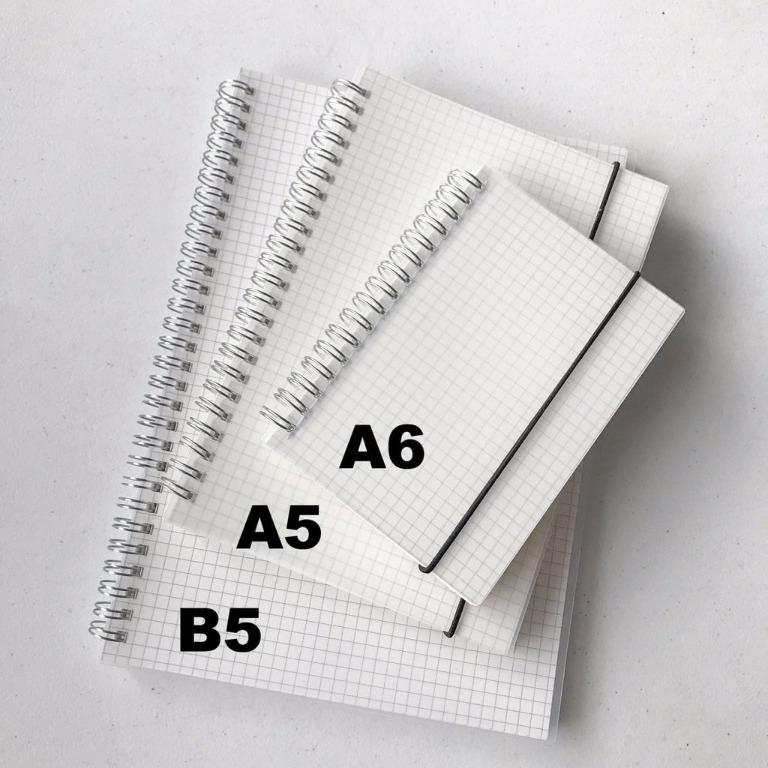HOKKA Muji Styled Notebook A6/A5/B5 With Garter Name: Muji Notebook A5 ...