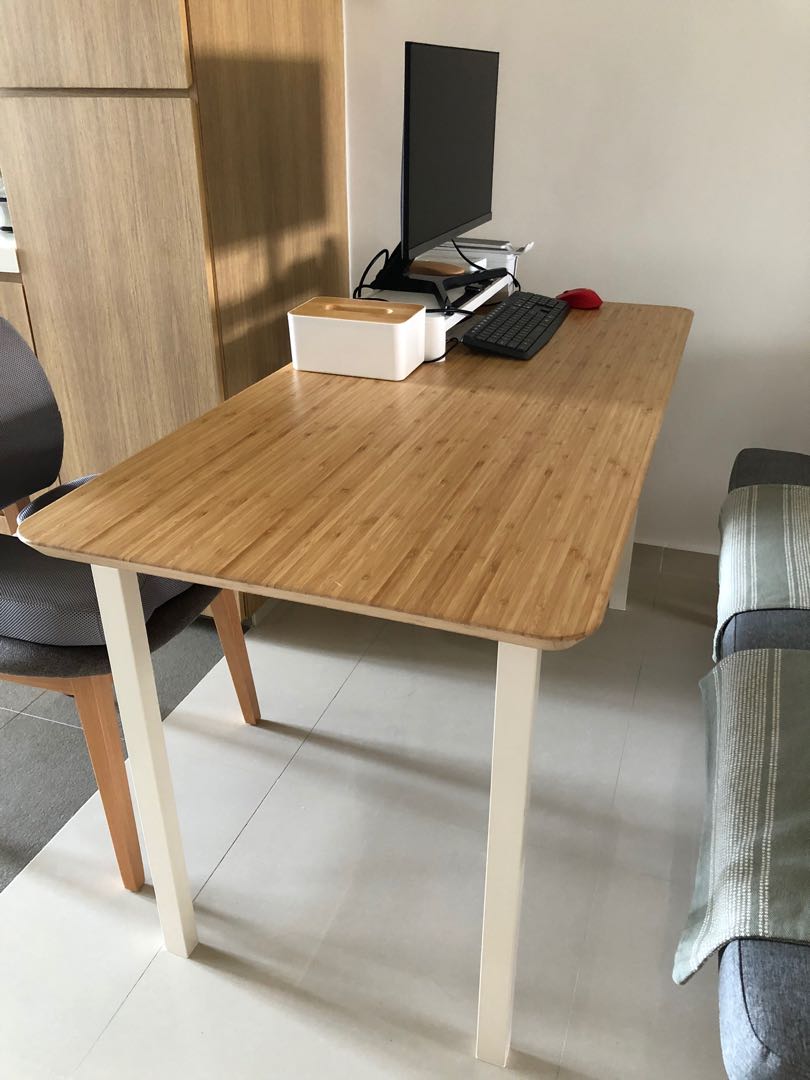 Ikea work / dining table, Furniture & Home Living, Furniture, Tables ...