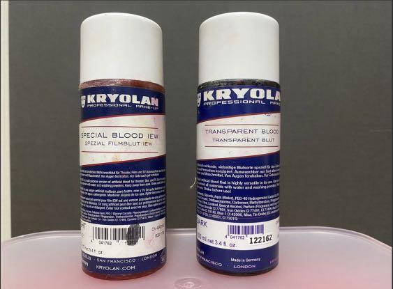 kryolan special transparent blood fake liquid blood face body halloween ...