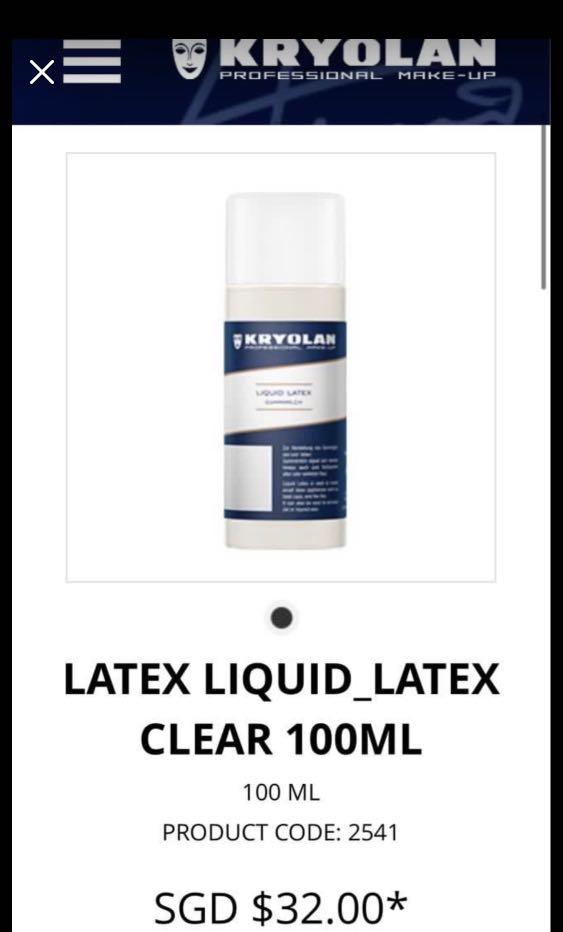 kryolan special transparent blood fake liquid blood face body halloween ...