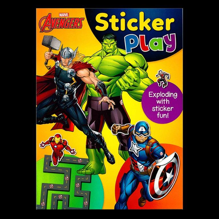 Marvel Avengers - Sticker Play | Sticker Book | Activity Book, Hobbies ...