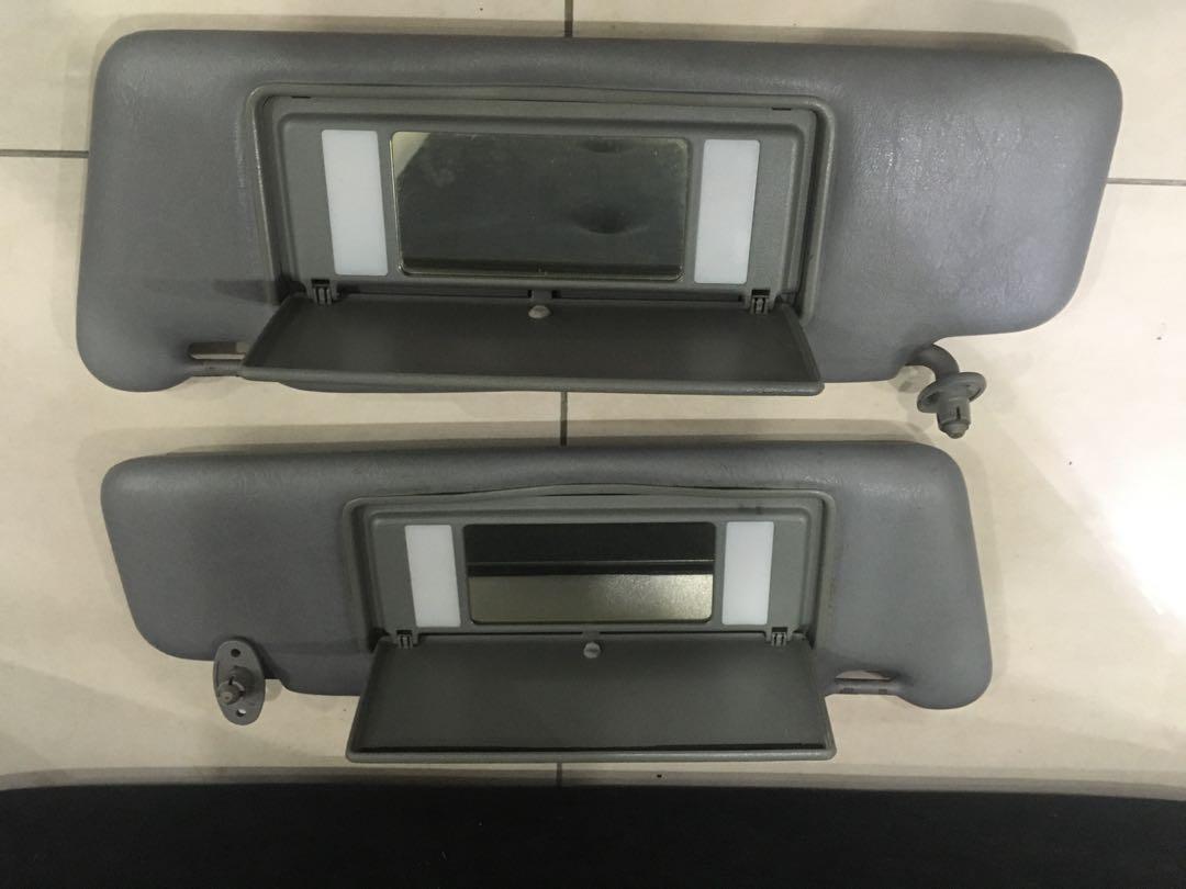 Mercedes W124 sun visors with lighted mirrors., Car Accessories ...