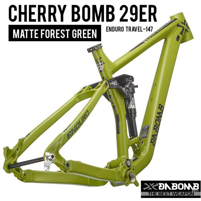 New: DA BOMB 2020 Cherry Bomb 29er Enduro Full Suspension Boost frame ...