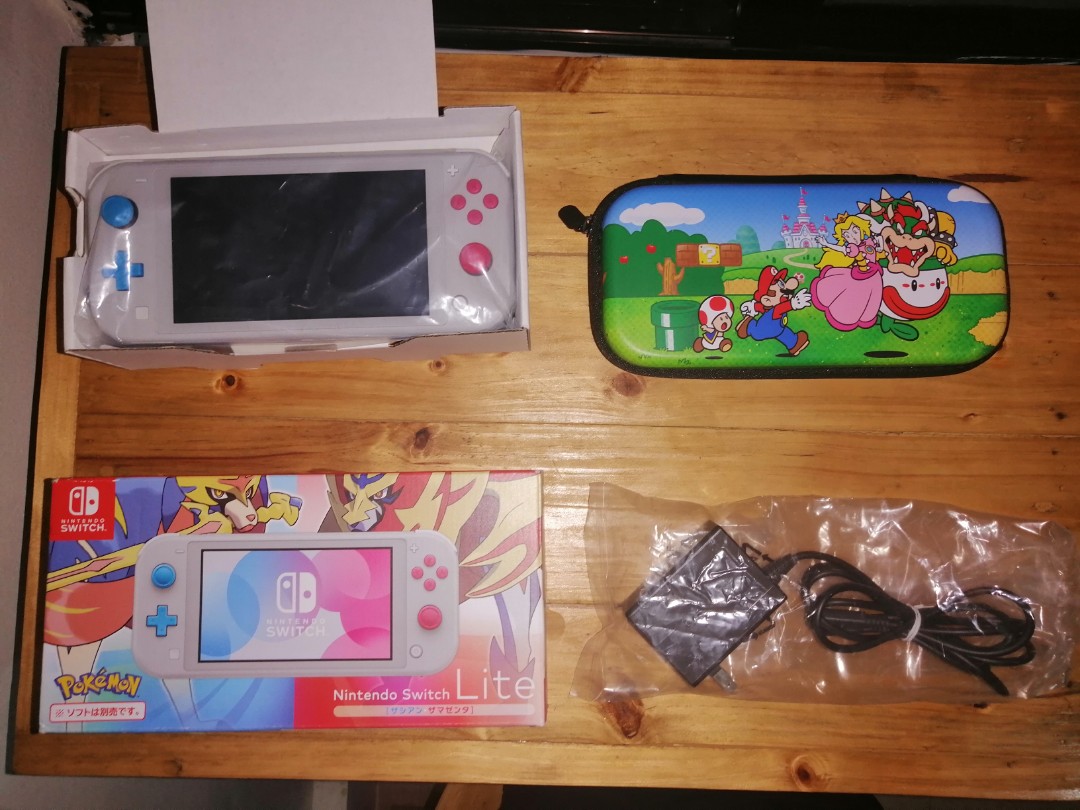 Nintendo Switch Lite Limited Edition (Zacian and Zamazenta), Video ...