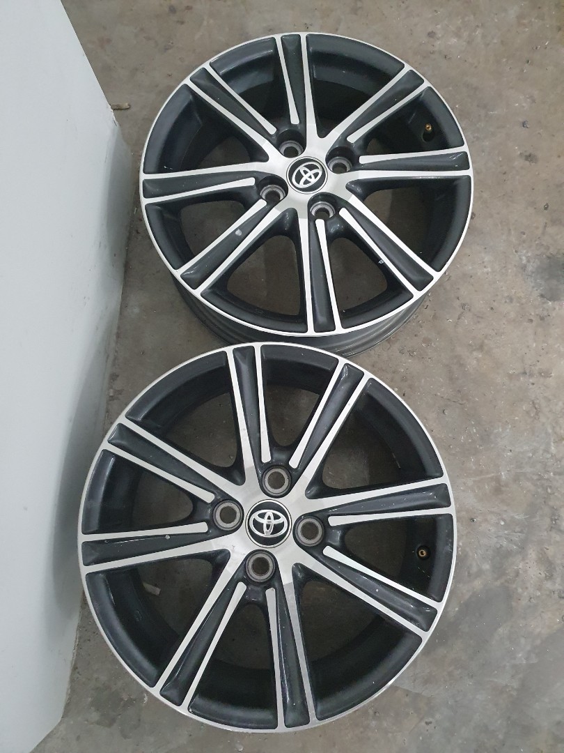 Original 16" Toyota Rims, Car Accessories, Tyres & Rims on Carousell