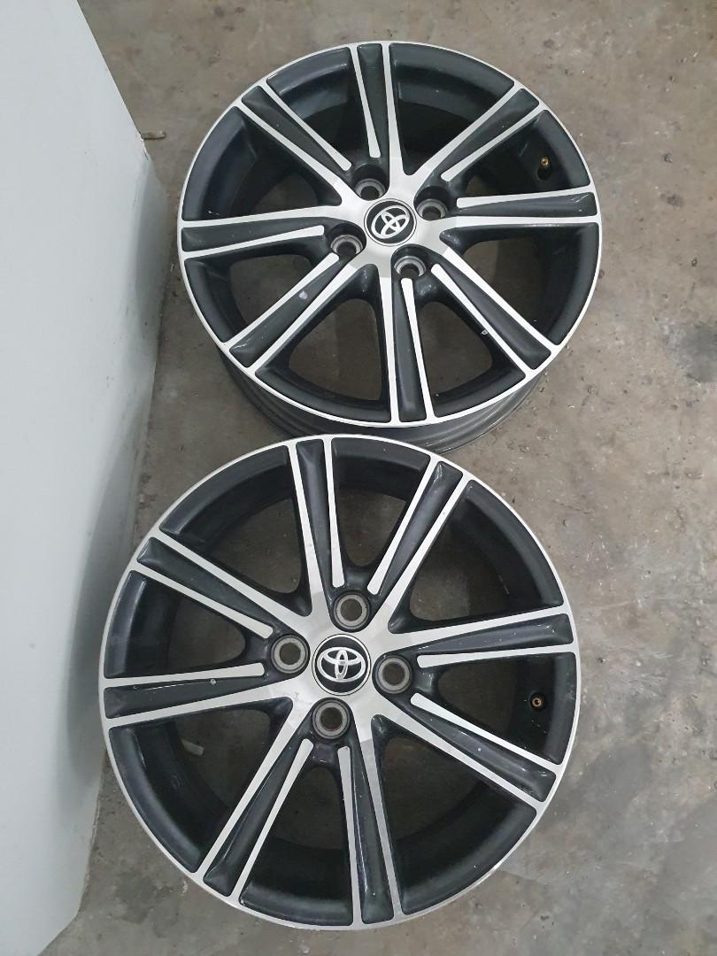 Original 16" Toyota Rims, Car Accessories, Tyres & Rims on Carousell