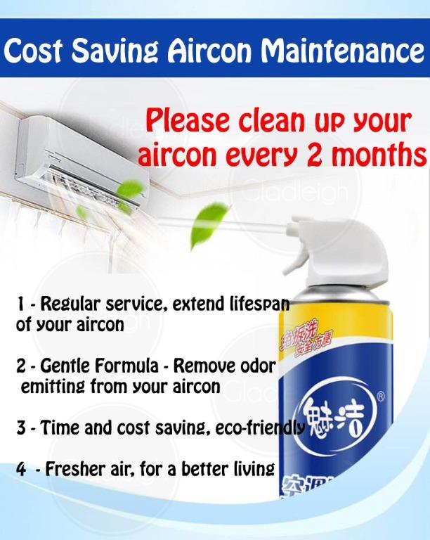 Aircon Cleaning Spray Air Conditioner Cleaner Clean Tool Service, TV ...
