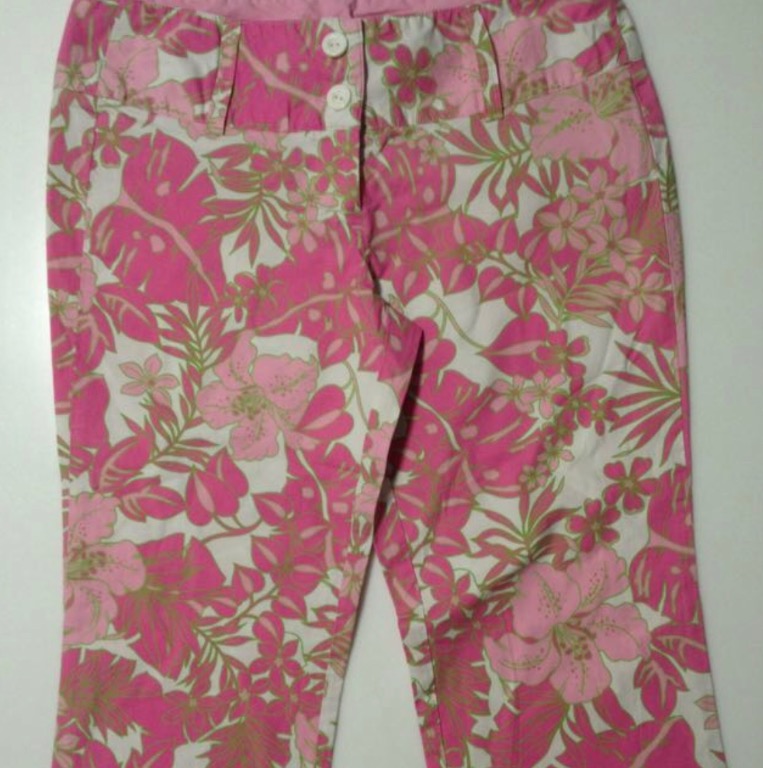 Pink Capri Pants, Women's Fashion, Bottoms, Other Bottoms on Carousell