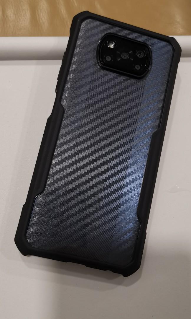 Poco X3 Carbon Fibre Rear Protective Sticker, Mobile Phones & Gadgets ...