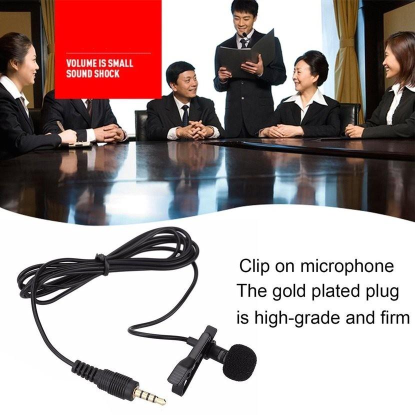 Portable Clip-On Mini Mic 3.5mm Jack for YouTube Facebook Live ...