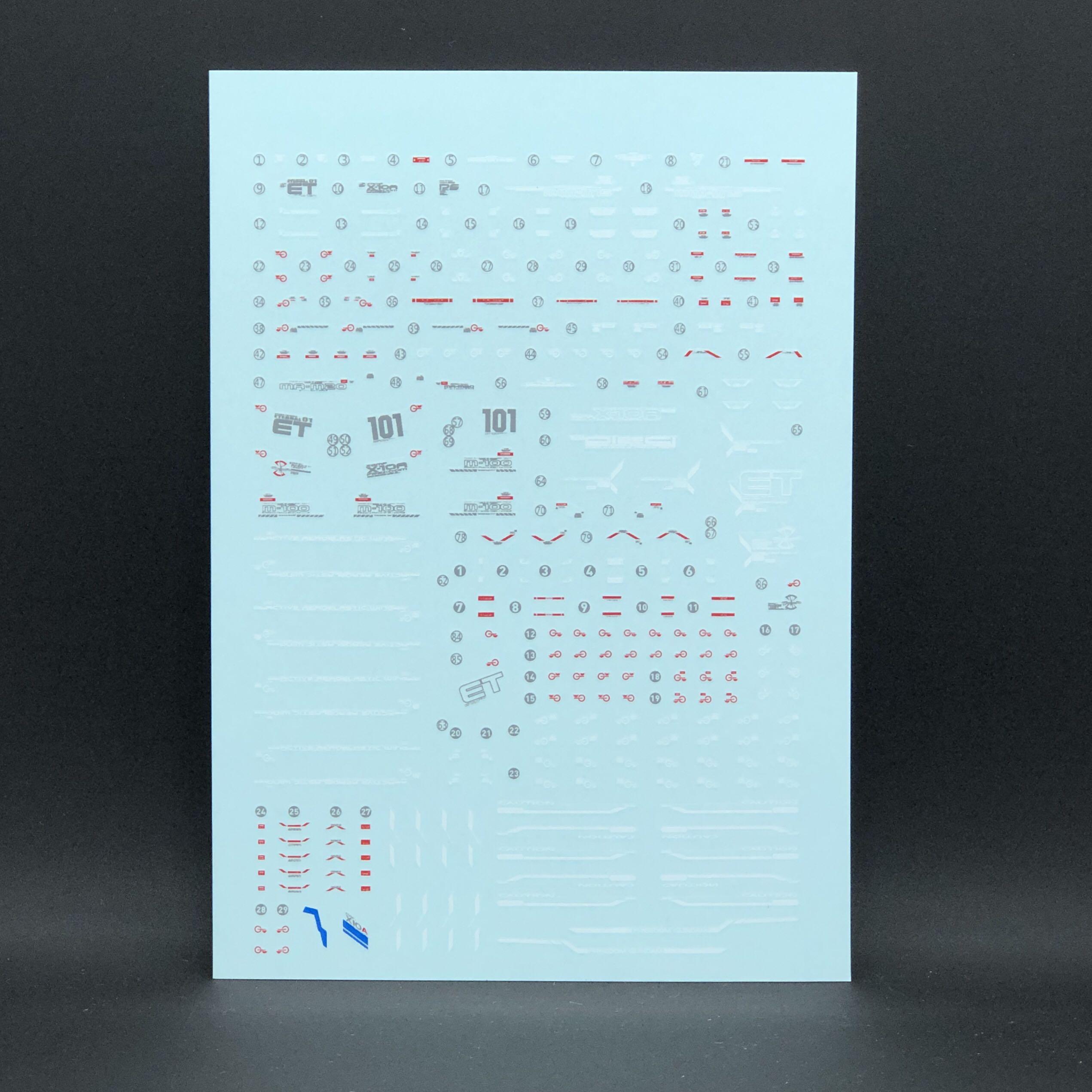 RG Freedom Gundam decal 自由高達水貼, 興趣及遊戲, 玩具 & 遊戲類 - Carousell