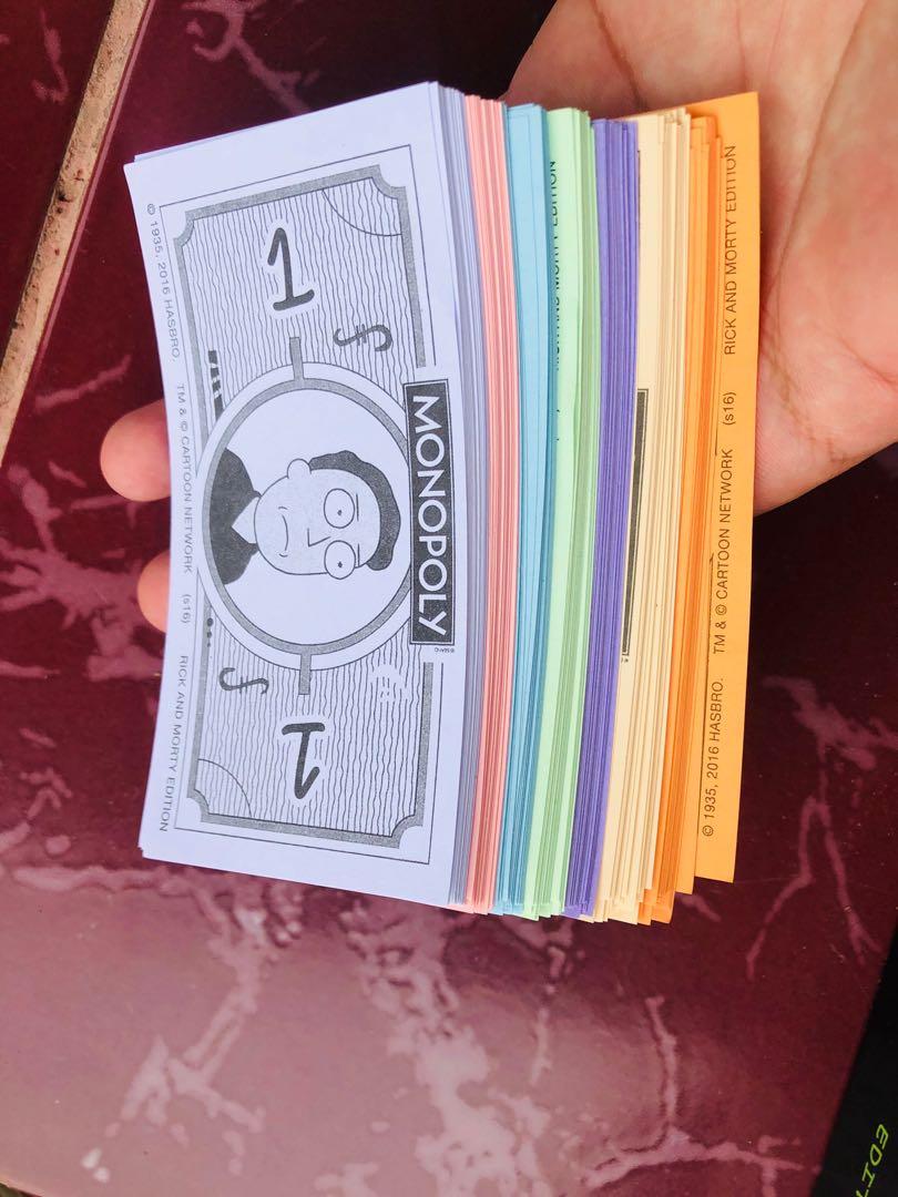 Rick and morty Monopoly and talking pickle rick, Hobbies & Toys, Toys ...