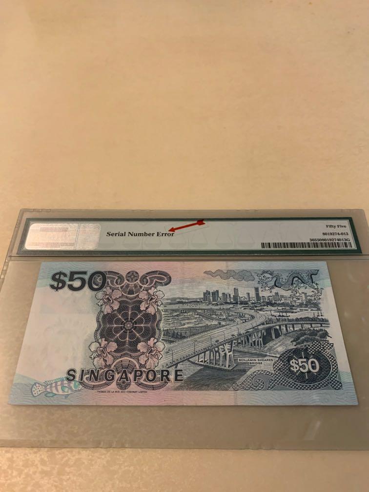 Ship series $50 serial number printing error, Hobbies & Toys ...