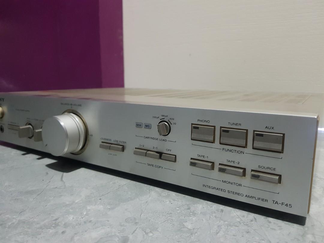 Sony TA-F45 amplifier, Audio, Soundbars, Speakers & Amplifiers on Carousell