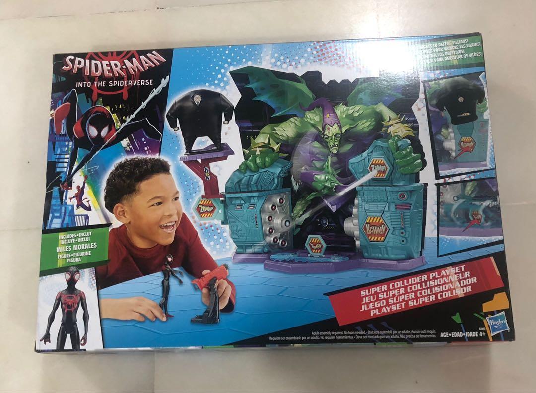 Huge Spiderman Super Collider Playset 50cm Into the Spiderverse Set ...
