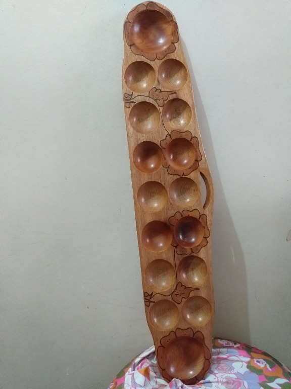 Sungka Board (Large), Hobbies & Toys, Toys & Games on Carousell