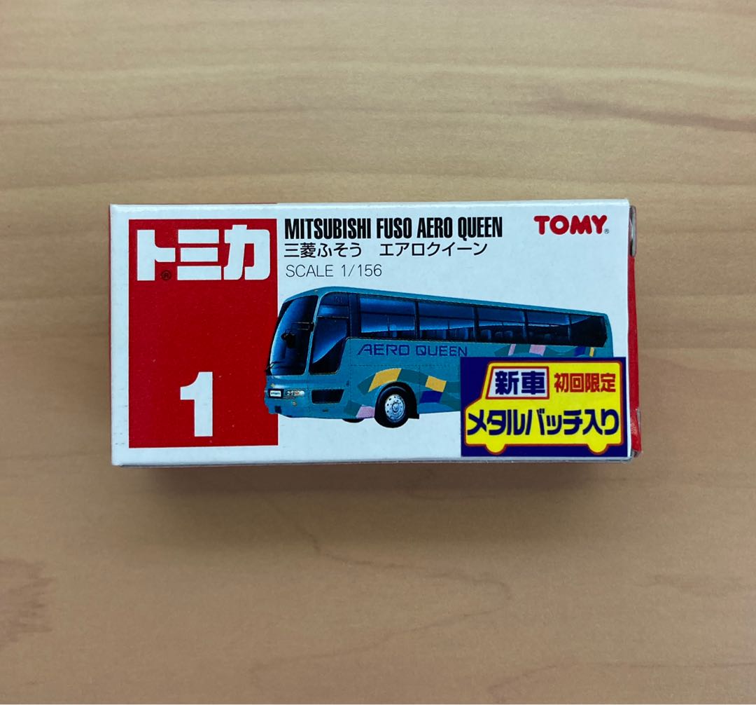 Takara Red Tomy Logo Tomica Mitsubishi Aero Queen First Release Sticker ...
