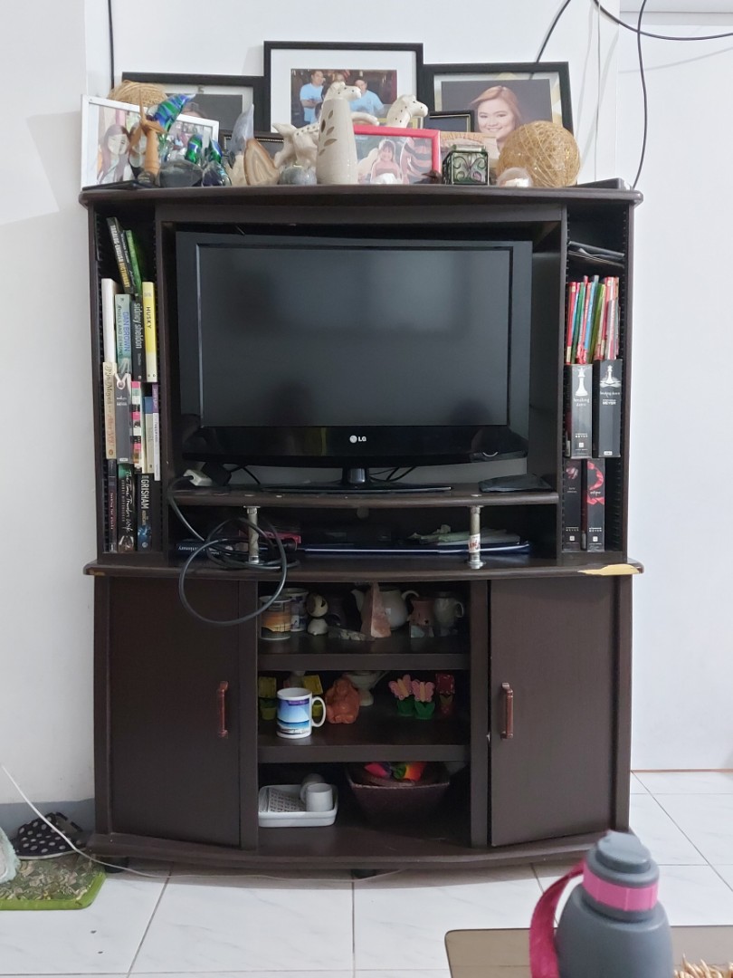 TV rack/divider, Furniture & Home Living, Furniture, Shelves, Cabinets ...