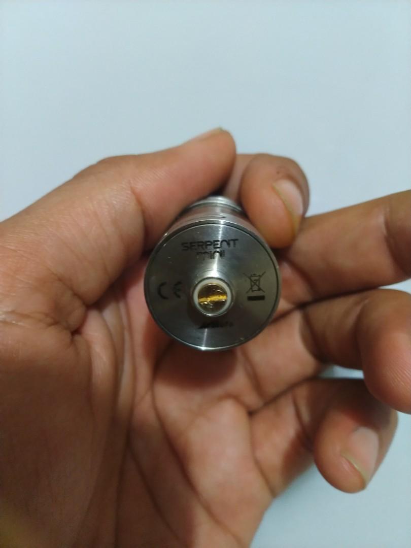 Vape emoji + RTA serpent mini uk.22mm, Elektronik, Lainnya di Carousell