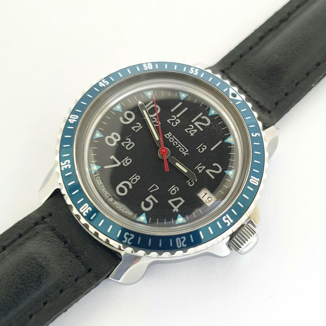 Vostok (Boctok) Komandirskie Mechanical Watch Military Field watch with ...