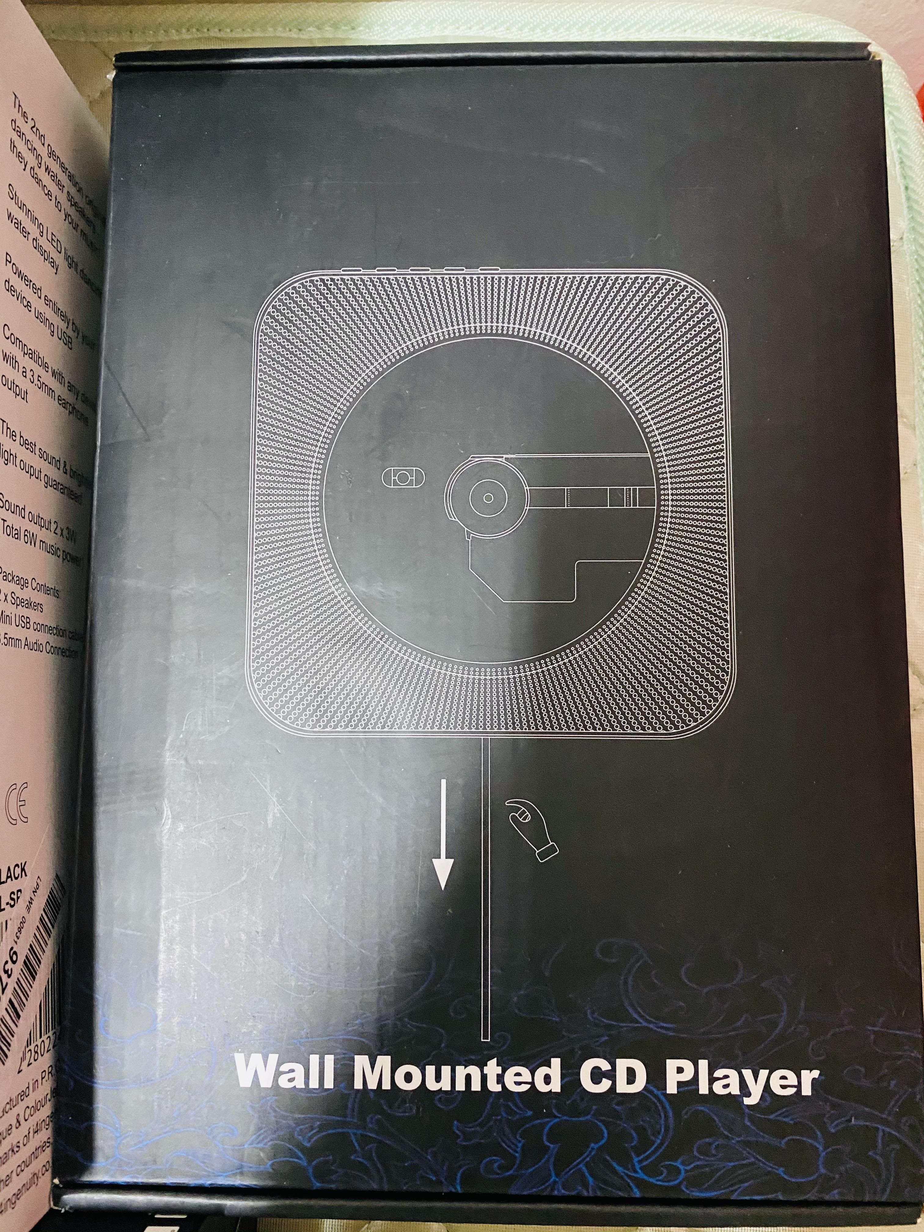 Wall mounted CD player, Audio, Portable Music Players on Carousell