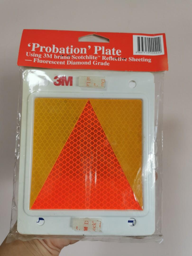 3M brand new probation plate, Car Accessories, Accessories on Carousell
