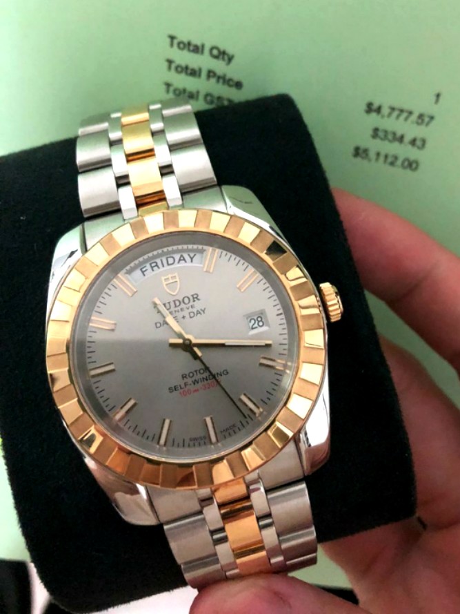 { SOLD } Tudor Classic Day Date, Luxury, Watches on Carousell
