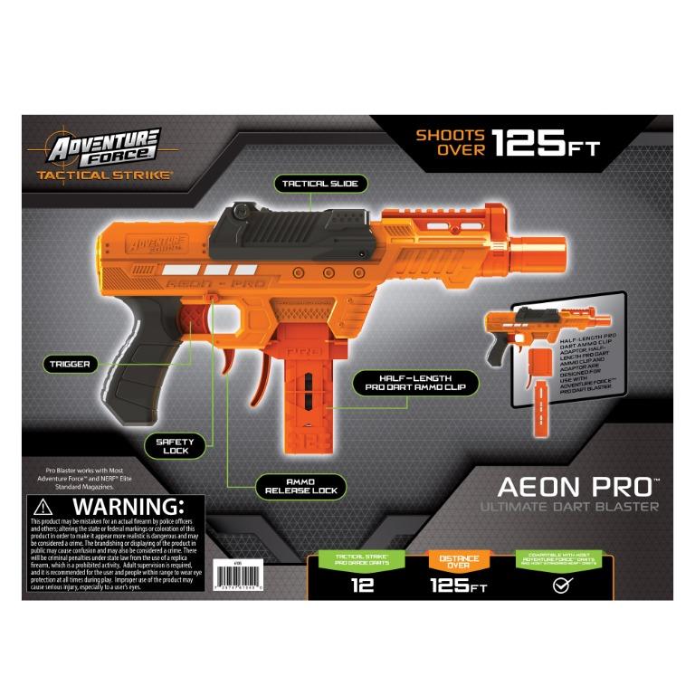 Adventure Force Pack! Aeon Pro + Nexus Pro + Pro Dart Refill! Nerf ...