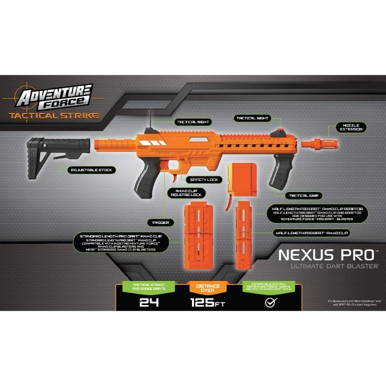 Adventure Force Pack! Aeon Pro + Nexus Pro + Pro Dart Refill! Nerf ...