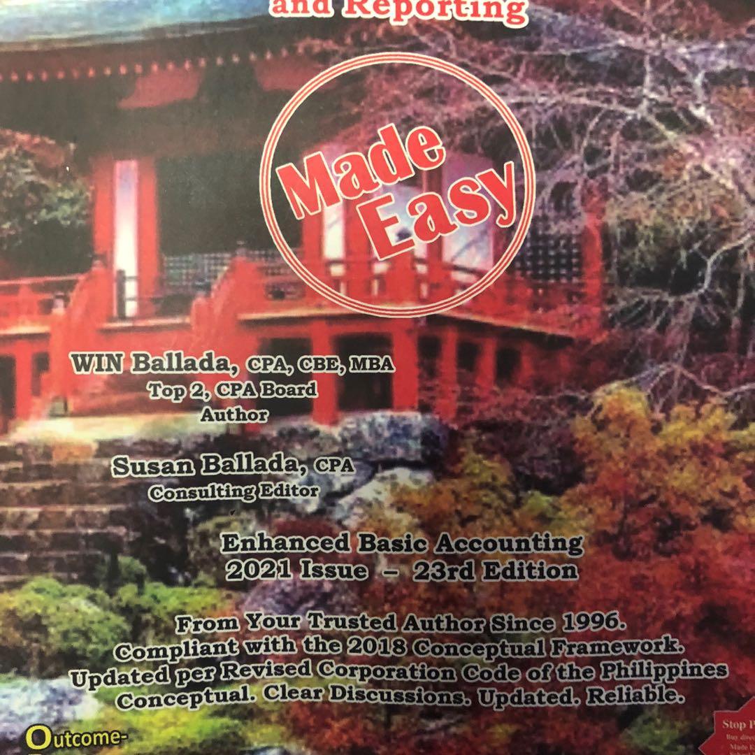 Brandnew basic accounting book by Win Ballada, Hobbies & Toys, Books ...