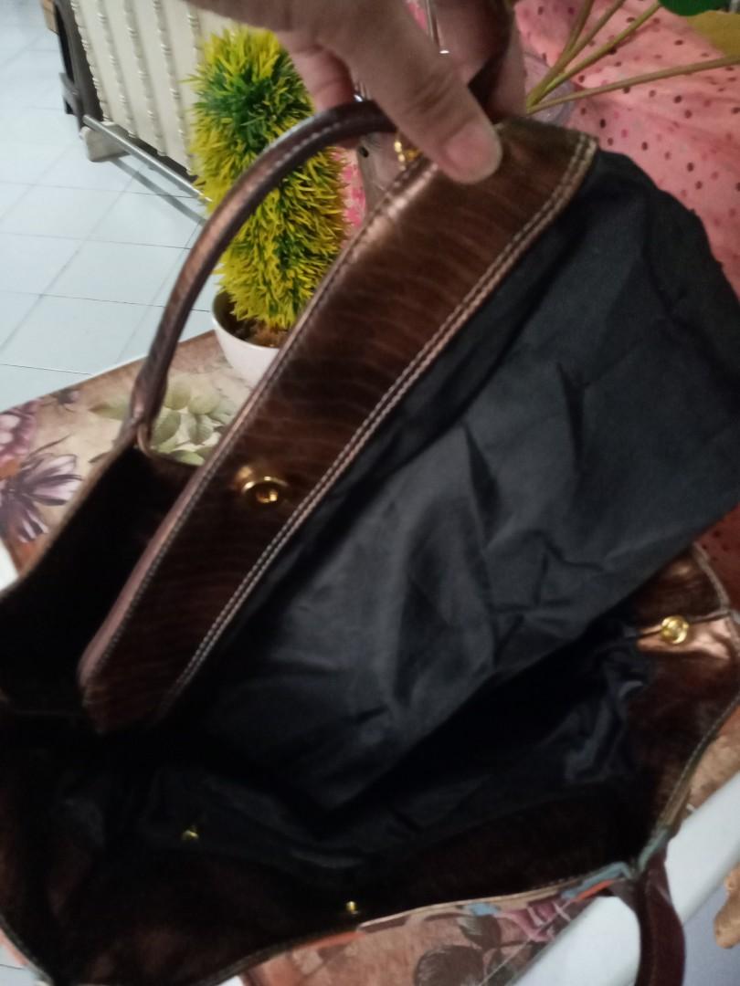 Countess Mara New York in Leather and Fabric Material in Patch Design ...