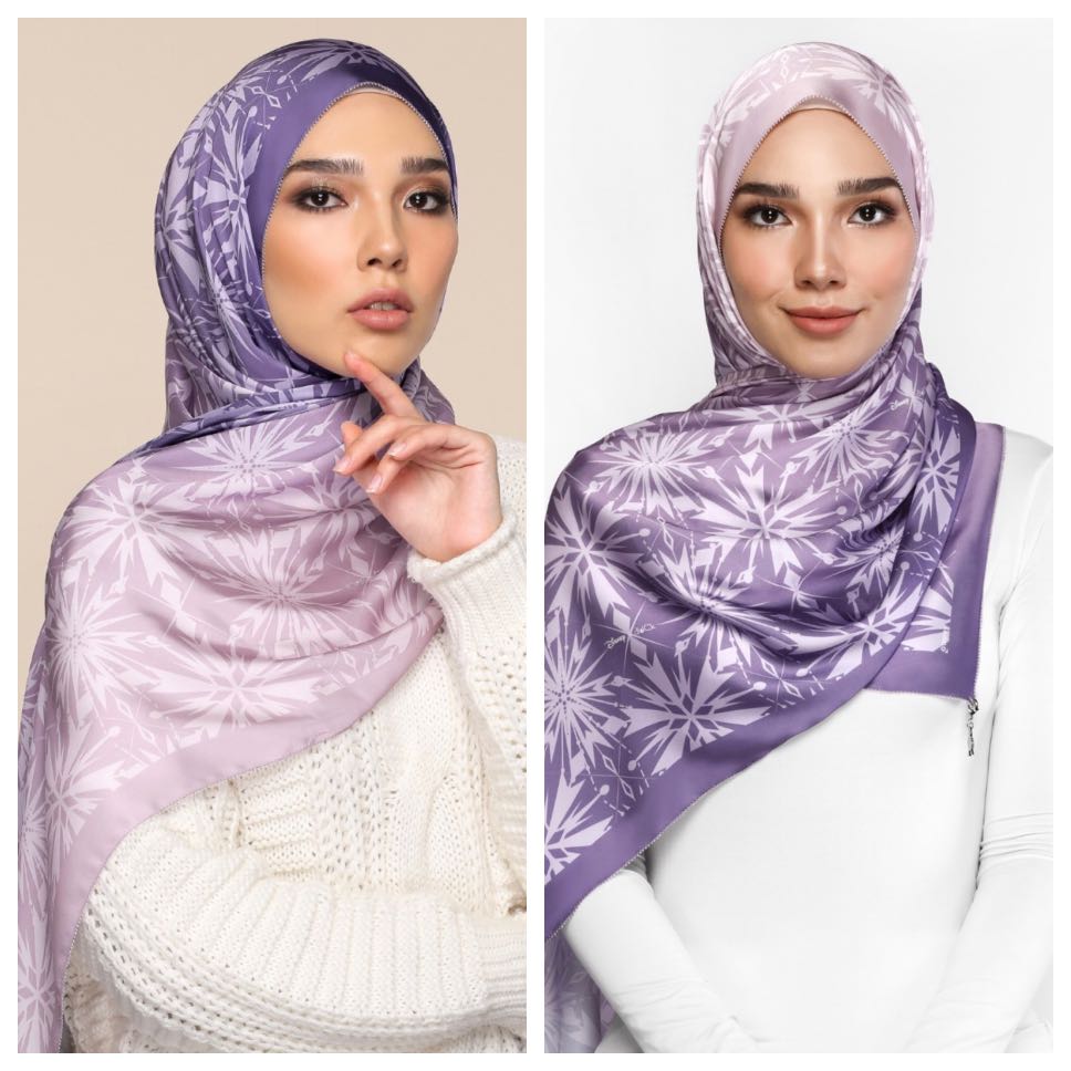 Disney Duck Frozen Shawl Anna, Women's Fashion, Muslimah Fashion ...
