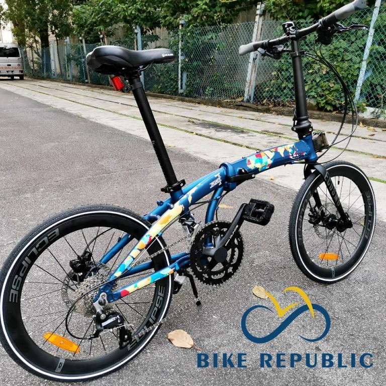 Element Folding Bike Bicycle Ecosmo Z9 Save The Earth Edition, Sports ...