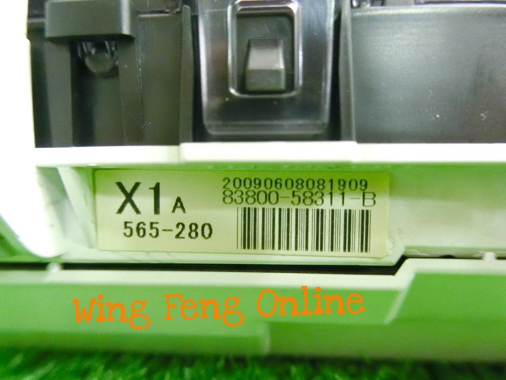 Genuine JDM Toyota Vellfire Alphard 20series Cluster Meter Speedometer ...