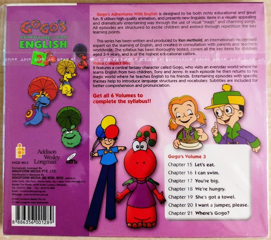 Gogo's Adventures With English Vol.4 VCD Age 3-9 A Great Beginner's ...
