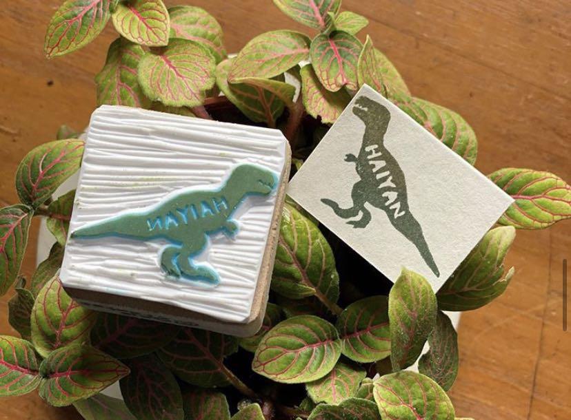 ON HIATUS ATM Handmade Customised Stamps Dinosaur T-rex #TampinesMRT # ...