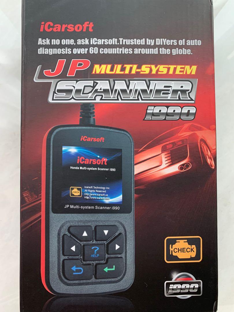 iCarsoft JP Multi-System Scanner i990, Car Accessories, Accessories on ...