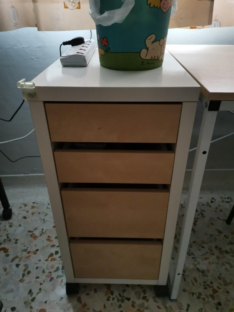 Ikea study drawer, Furniture & Home Living, Furniture, Tables & Sets on ...