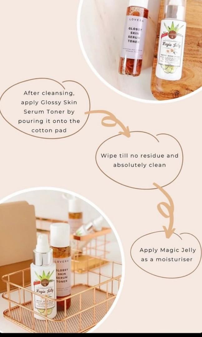 Magic Jelly and Glossy Skin Serum Toner, Beauty & Personal Care, Face ...