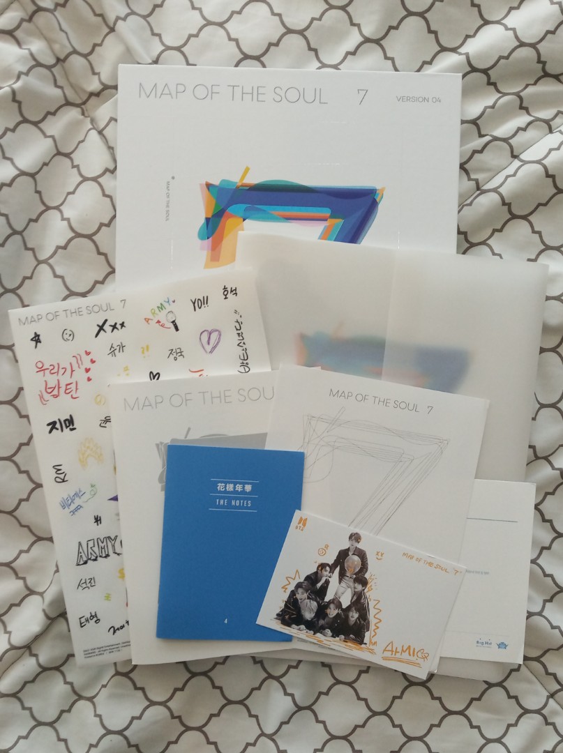 BTS MAP OF THE SOUL:7 / MOTS:7 Version 4 ALBUM, Hobbies & Toys ...