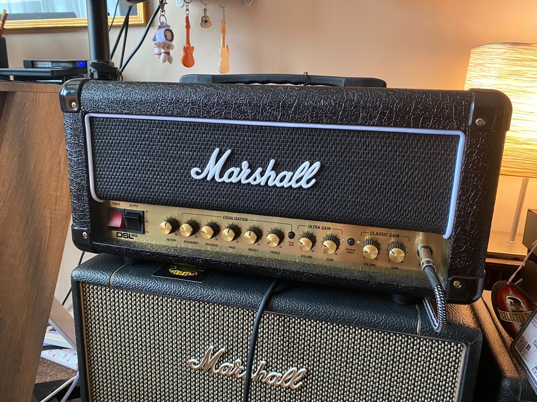 Marshall DSL20 All Tube Amp Head, Hobbies & Toys, Music & Media ...