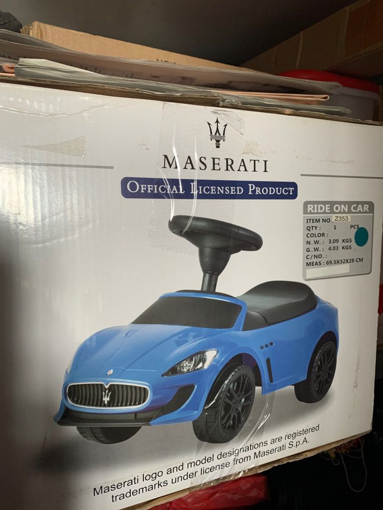 Maserati Walker/Car, Babies & Kids, Infant Playtime on Carousell