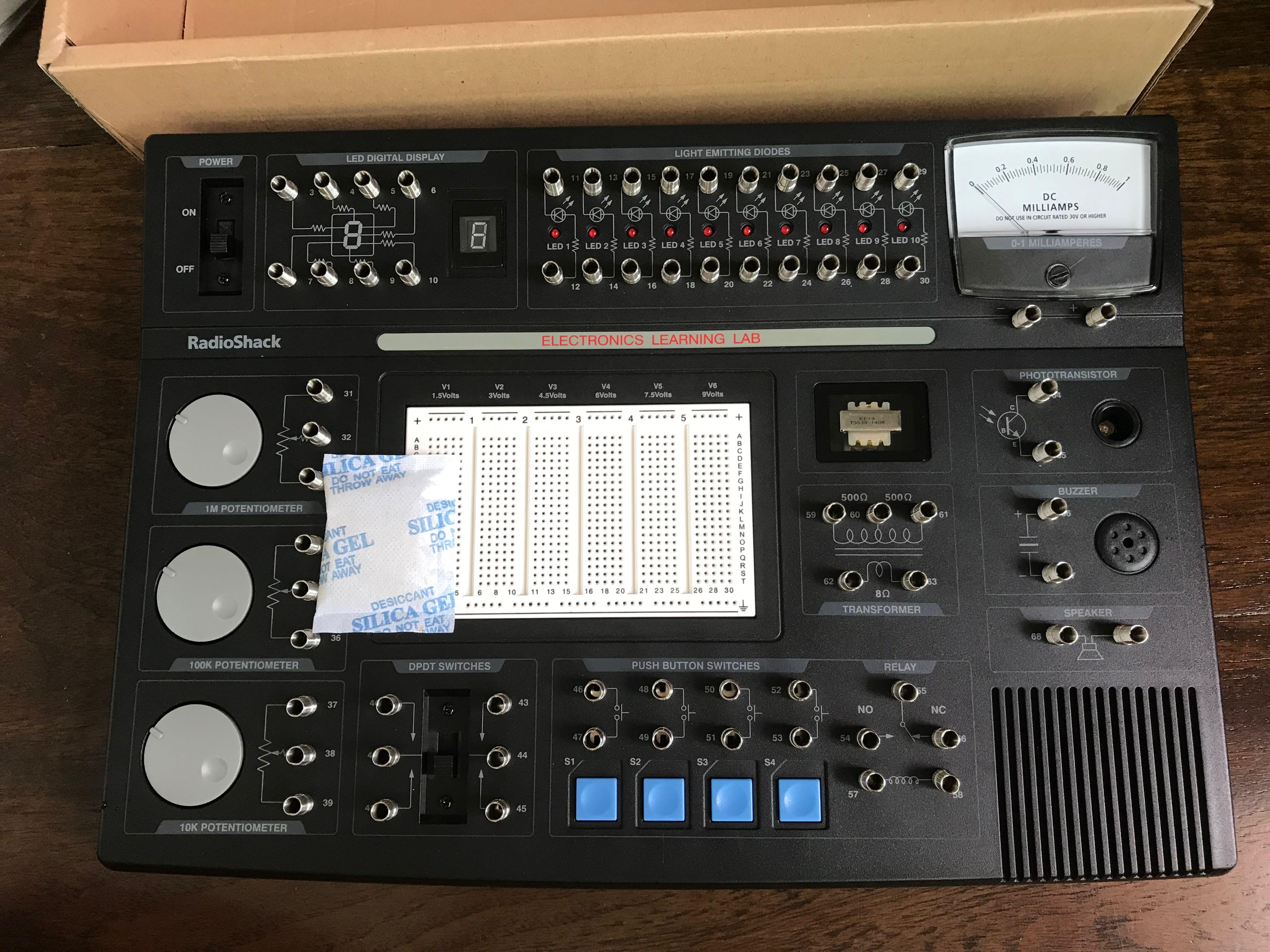 NEW radioshack electronic learning lab kit, Audio, Other Audio ...