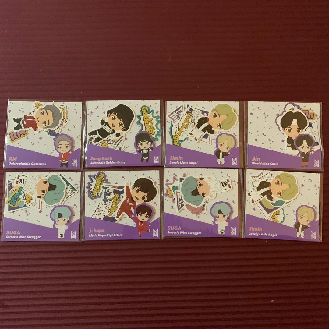 ON HAND! Tinytan Sticker Set, Hobbies & Toys, Memorabilia ...