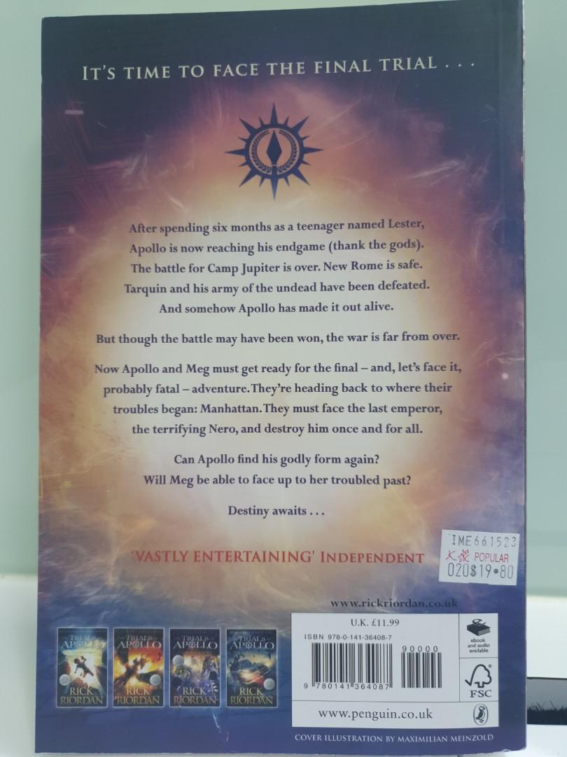Percy Jackson The Trials of Apollo- The Tower of Nero, Hobbies & Toys ...