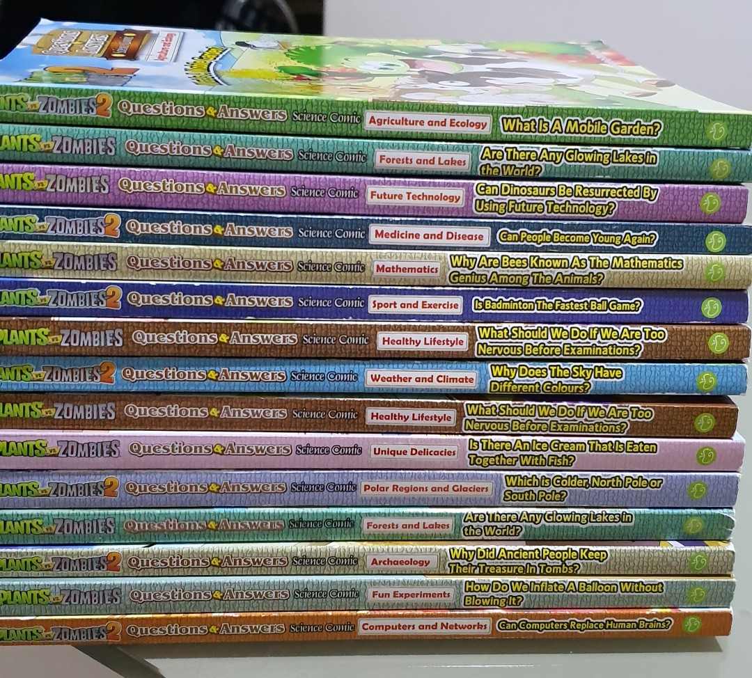 Plants vs Zombies Science Comics, Hobbies & Toys, Books & Magazines ...