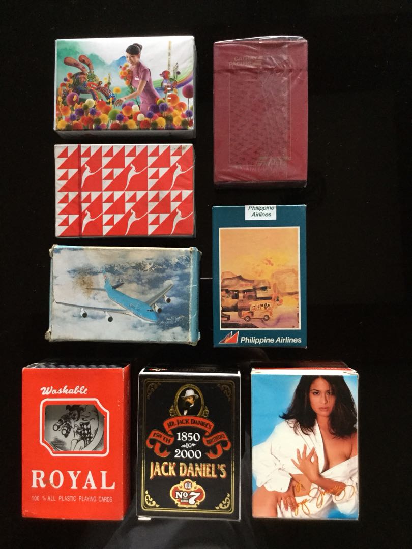Playing cards from airline etc, Everything Else, Others on Carousell