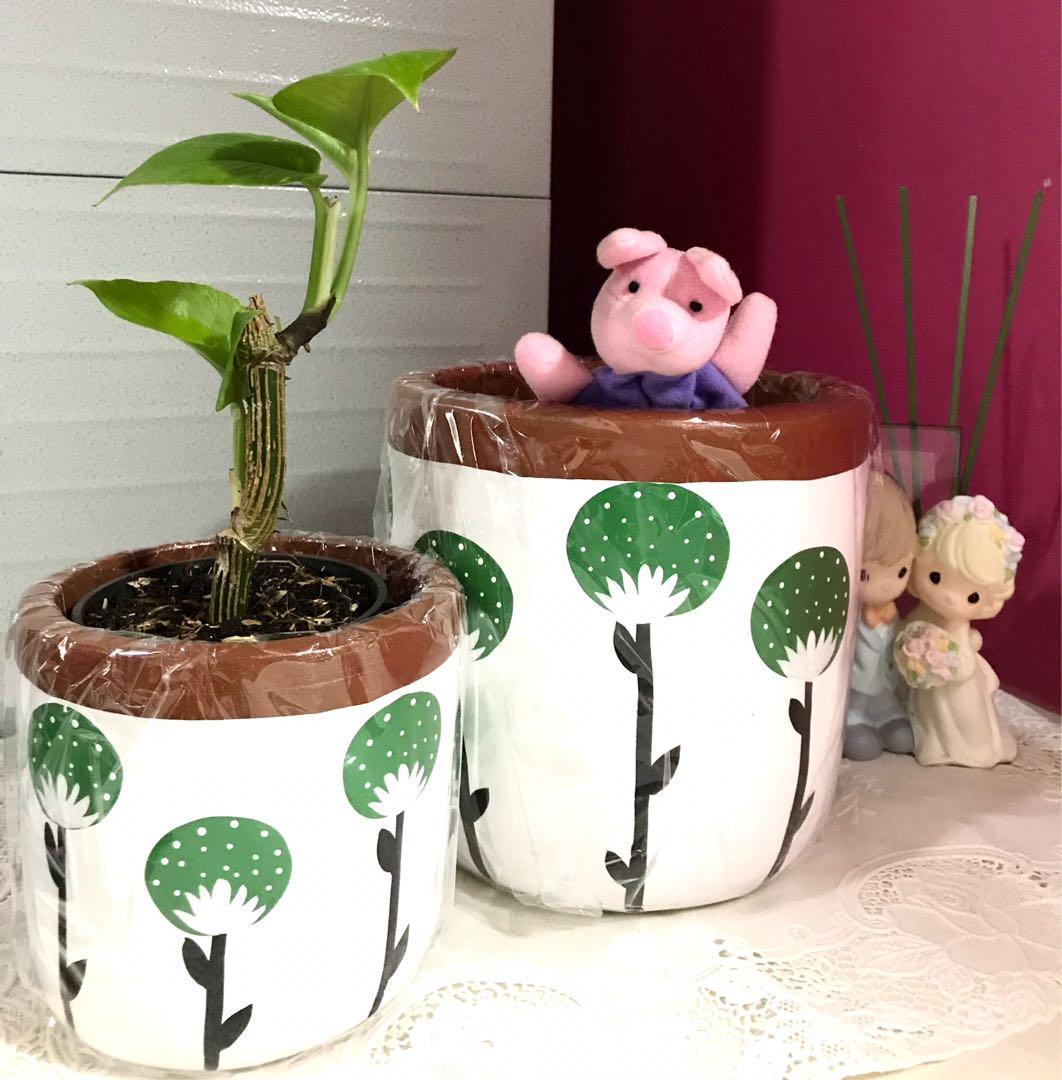 Pot lukis tanah liat, Desain & Kerajinan Tangan, Lainnya di Carousell