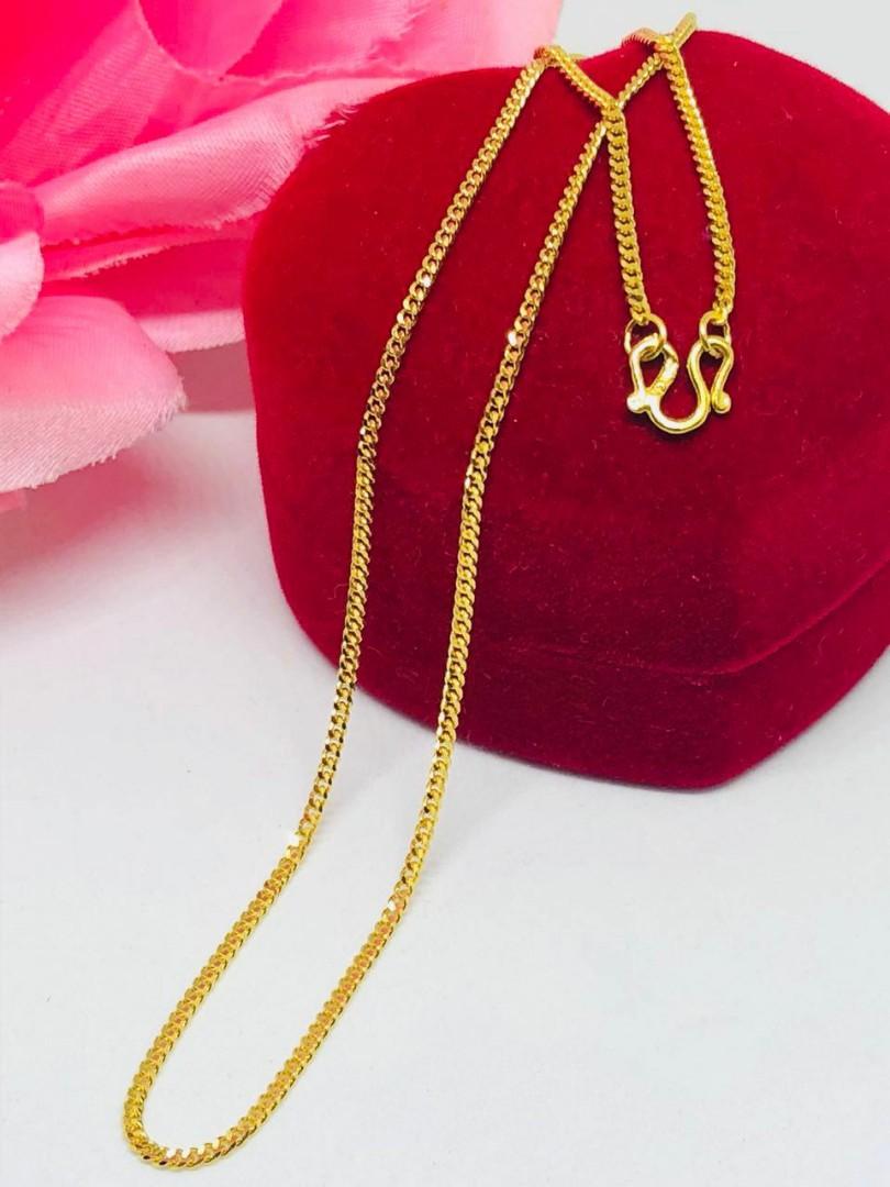 Rantai Leher Emas 916, Women's Fashion, Jewelry & Organisers, Anklets ...